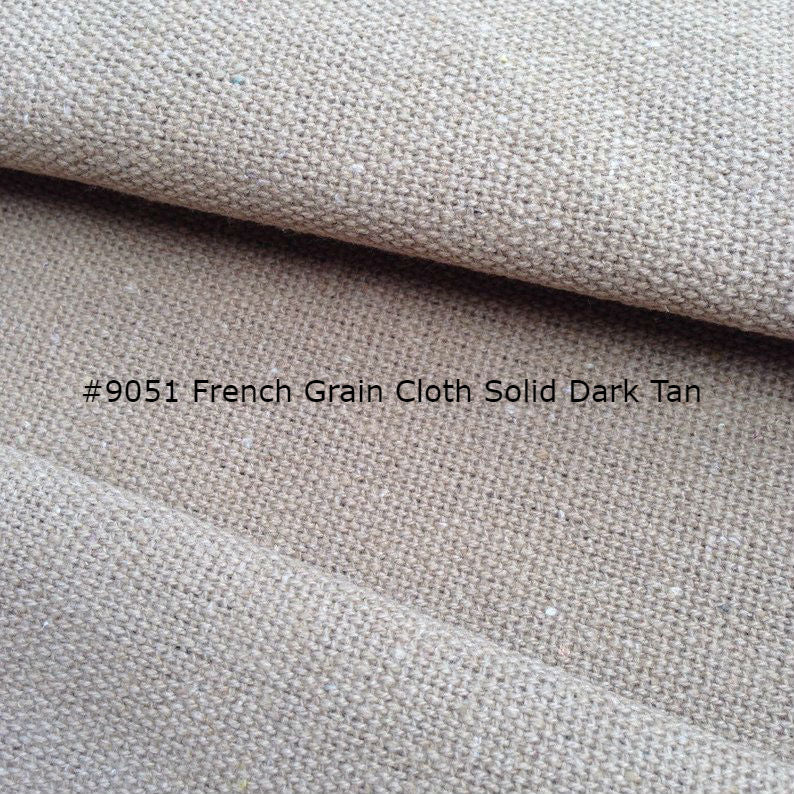 Roman Shade #097 (French "Grain Sack" Relaxed, Lined) – By Harrington
